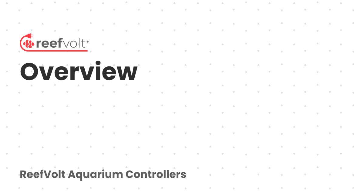 Overview | Reef Volt Aquarium Controller